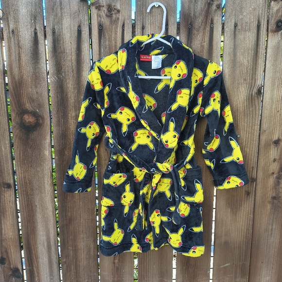 Pokemon | Pajamas | Pokemon Kids Pokemon Pikachu Black Yellow Polyester ...